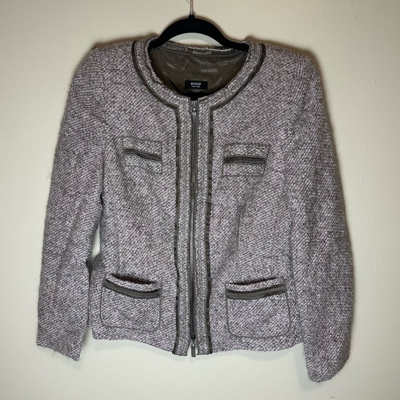 Basler | Jackets & Coats | Basler Black Label Pinkgreybrown Tweed ...